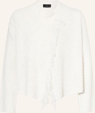 Monari Monari Strickh&uuml;lle Mit Pailletten weiss