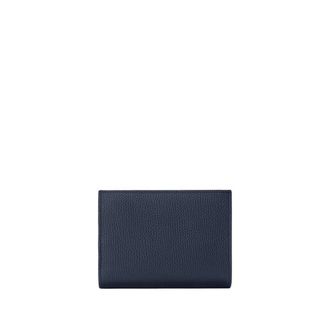 Loewe Portefeuille compact &agrave; rabat Anagram en cuir de veau grain&eacute;