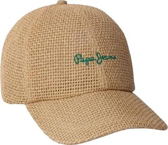 Pepe Jeans London Raffia-Effekt Kappe - - Accessories - Damen - Beige - ONE SIZE