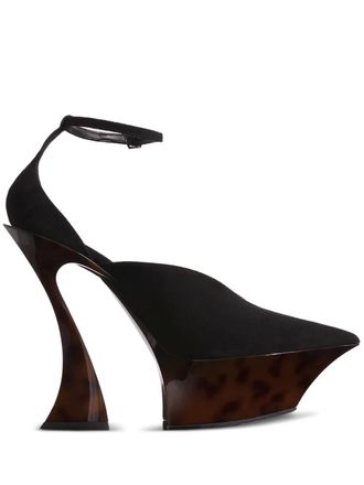 MUGLER Mules mit Design-Absatz 95mm - Braun
