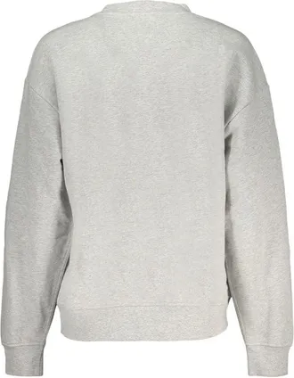 Calvin Klein Logo-Embroidered Cotton Sweatshirt - Grey