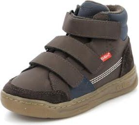 Kickers Kroisy, Sneakers Hautes Gar&ccedil;on, Marron, 31