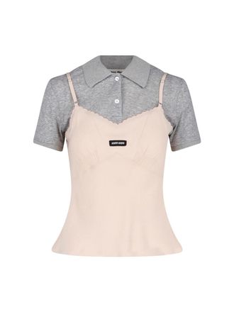 Miu Miu Silk Crepe Top