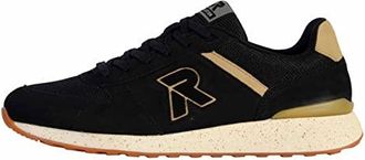 Rieker 07601 Evolution, Homme Basket_Mode_Basse Noir bi-matière - 41 EU