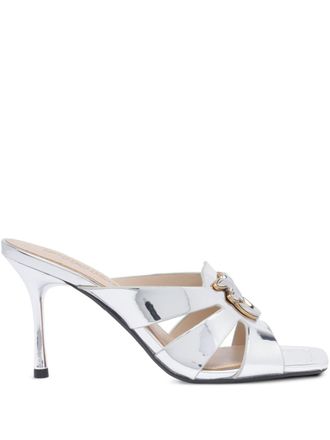 Pinko sandales Lisa 85 mm - Argent