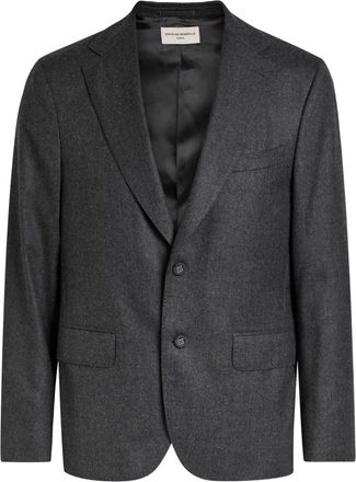 Officine G&eacute;n&eacute;rale button single-breasted wool blazer - Grau