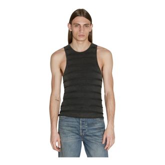 Guess Homme, Tops, Noir, Taille: L D&eacute;bardeur &agrave; Coutures Invers&eacute;es