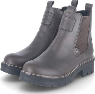 Rieker Y8150-25 Schlupfstiefel Kunstleder Damen in braun - Gr. 40