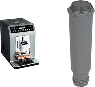 Krups EA894T Kaffevollautomat Evidence Plus | XL OLED-Farbdisplay | Barista Quattro Force Technologie | 16 Kaffee-Variationen & Wasserfilter f. alle Orchest