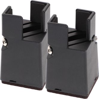 Angoily 2 Stück Verstellbare Möbelbeinerhöhung Schwerlast Bett Sofafüße Erhöhung rutschfeste Robuste Möbelstützen für Bettrahmen Couchbeine und Schrankfüße bi