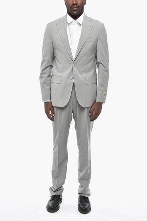 Corneliani CC COLLECTION Anzug aus Stretchwolle mit klassischem Revers Corneliani