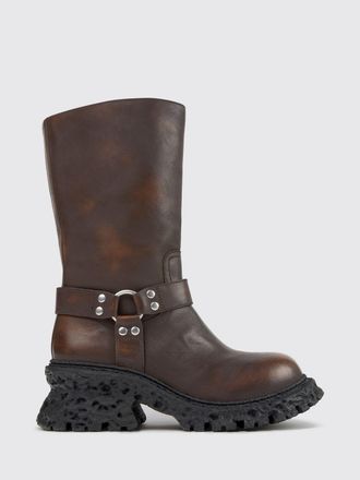 Camperlab Bottes de motard Terroso en cuir vieilli &agrave; mi-mollet