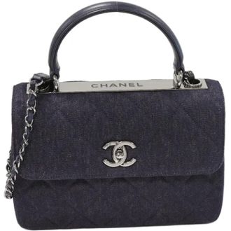 Chanel Pre-owned Denim handtaschen - - Pre-owned - Damen - Blau - ONE SIZE