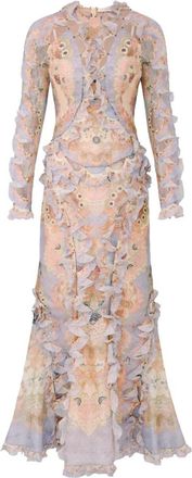 Zimmermann Rebellion Ruffled Maxi Kleid - - Dresses - Damen - Mehrfarbig - M