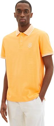 Tom Tailor Herren Poloshirt mit Logo-Print
