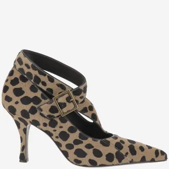 Khaite Womens Pumps Sloan Pony Skin Multicolour