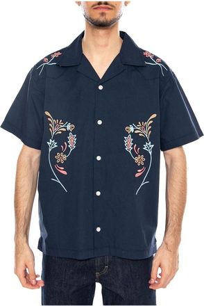 Wrangler Homme, Chemises, Bleu, Taille: M SS W Resort Shirt