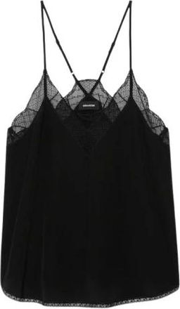 Zadig&Voltaire Femme, Tops, Noir, Taille: 40 FR Christy Cami