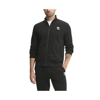 Karl Lagerfeld Fullzip Logo Sweatshirt - - Sweatshirts & Hoodies - Herren - Schwarzk - L