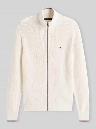 Tommy Hilfiger Regular Fit Strickjacke aus reiner Baumwolle