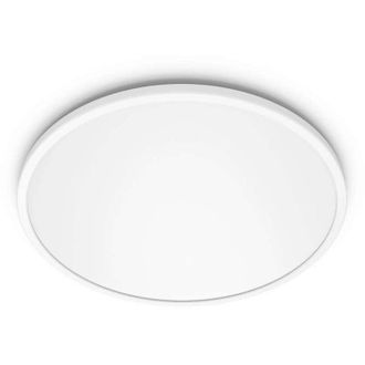Philips Plafonnier LED Superslim Sceneswitch 18W Blanc froid, 3 ambiances, 3x30x30 cm, 4000K, 1700 lumen, Blanc