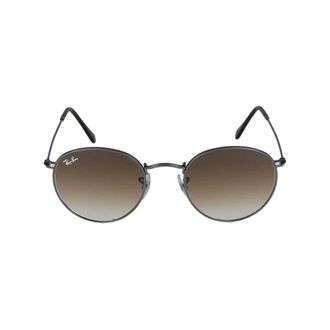 Ray-Ban Homme, Accessoires, Gris, Taille: 50 MM Round Metal Lunettes de soleil