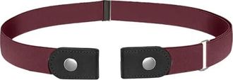 Generic Ceinture &eacute;Lastique Femme - Ceinture &eacute;lastique universelle r&eacute;glable sans boucle pour homme et femme design et confortable en tissu stretch