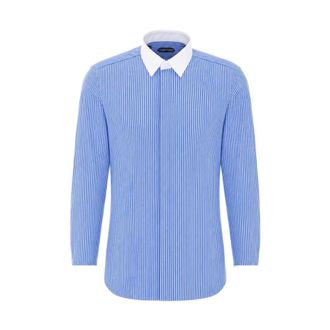 Tom Ford Homme, Chemises, Bleu, Taille: XL Chemises TOM Ford