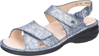 Finn Comfort FinnComfort FINN COMFORT Linosa Damen Sandalen blau jeans Strada Glattleder