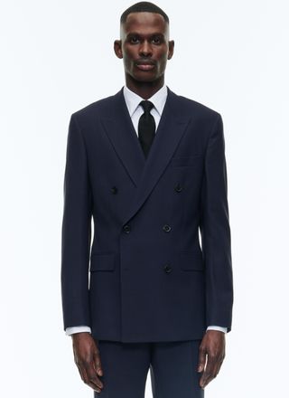 Fursac Veste crois&eacute;e en laine certifi&eacute;e - Taille 44 - Homme