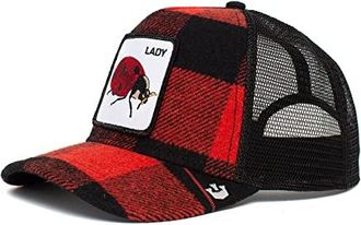 Goorin Brothers The Farm Plaid/Wool Chapeau Camionneur Unisexe Motif &eacute;cossais Rouge Taille Unique