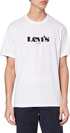 Levi's Homme Ss Relaxed Fit Tee, Mv Ssnl Logo White, XL