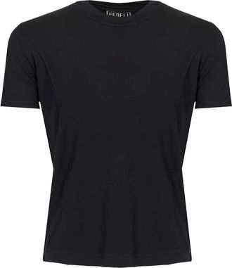 Fedeli Homme, Tops, Bleu, Taille: M T-shirt &agrave; col rond