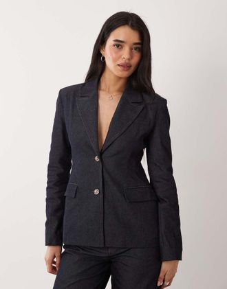 Glamorous Taillierter Blazer in dunklem Indigoblau, Kombiteil