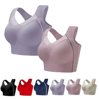 Generic Soutien-gorge correcteur de forme et de levage ultime, soutien dorsal confortable, sans armatures, soutien-gorge correcteur ultime, 2 pi&egrave;ces - E, 6XL