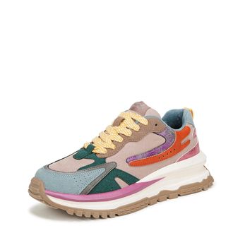 Blowfish Womens Leo Retro Sneaker Mauve/Whiskey Microsuede 9 M