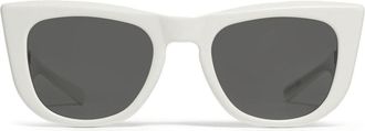 Maison Margiela x Gentle Monster Cat-Eye-Sonnenbrille - Weiß