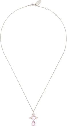 Vivienne Westwood Ismene drop pendant necklace - Silber