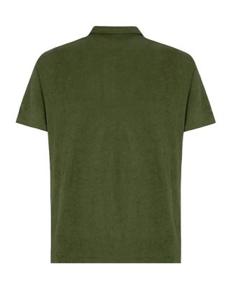 MC2 Saint Barth Mens Polo Shirt Jeremy Military Lyocell Cotton T-shirts And Polos