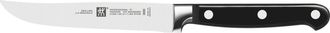 Zwilling Professional S Steakmesser, Klingenl&auml;nge 12 cm, Schmales Klingenblatt, Rostfreier Spezialstahl/Kunststoff-Griff mit Nieten, Schwarz [Made in Germany]