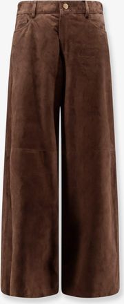 Max Mara Suede trousers - S MAX MARA - gender_Woman
