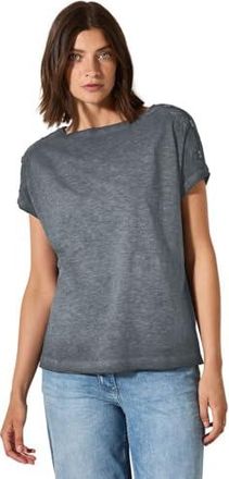 Cecil 3226142 T-Shirt, Gris volcanique, M Femmes