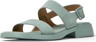 Camper Damen Dana K201486 2-Strap Sandal, Mittelgr&uuml;n 009, 39 EU