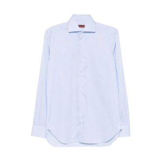 Barba Chemise ray&eacute;e Journey - Homme - Chemises - Bleu - Taille: 4XL