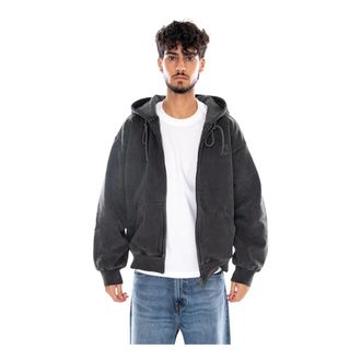 Carhartt Work in Progress Hooded Vista Jacket - - Sweatshirts & Hoodies - Herren - Schwarzk - S