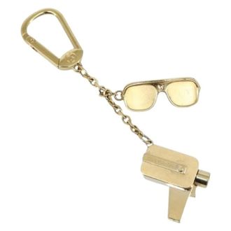 Louis Vuitton Porte-cl&eacute;s en m&eacute;tal Pre-owned - Femme - Pre-owned - Jaune - Taille: ONE Size
