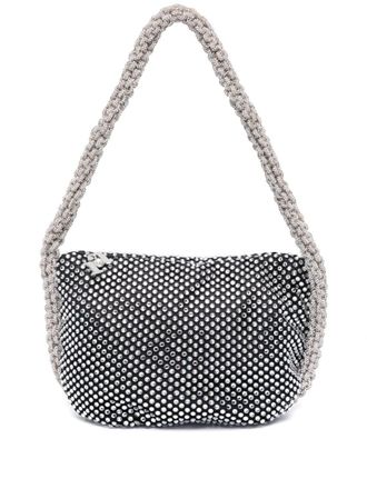 Rosantica sac à main Amelia à ornements en cristal - Noir