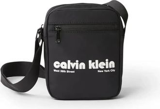 Calvin Klein Ckj Graphic CK Reporter Lv04g3180g, Crossover Unisex-Erwachsene, Black (Black), Einheitsgr&ouml;&szlig;e