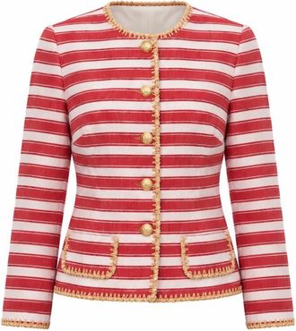 Dolce & Gabbana Veste D&eacute;contract&eacute;e Tiss&eacute;e - Femme - Vestes - Multicolore - Taille: 38 FR