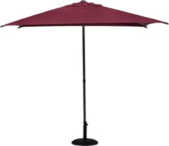 Hesperide Hesperide - Parasol droit carr&eacute; Soya bordeaux D2,5x2,5m en acier - Hesp&eacute;ride